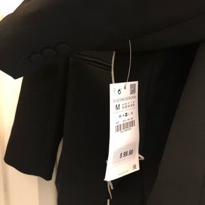 Zara | Jackets & Coats | Zara Blazer With Ruffles | Poshmark